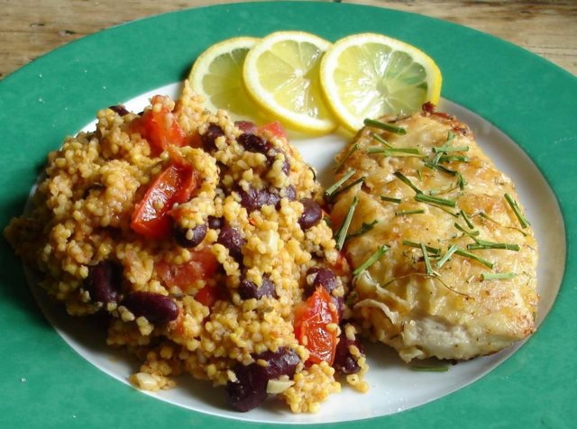 Hirssi-papu lisuke - Resepti