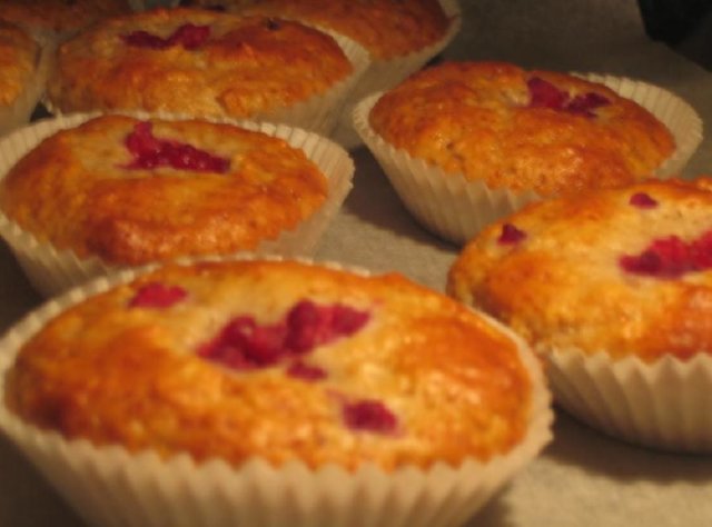 Vadelmaiset muffinit - Resepti