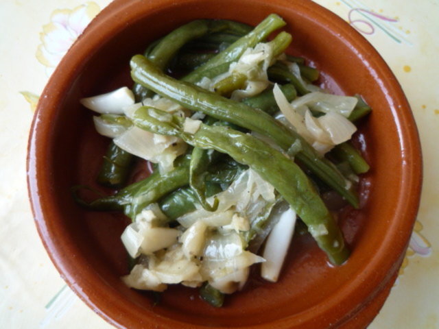 Vihreät pavut-Judias verdes - Resepti