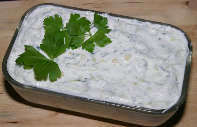 Tsatsiki - Resepti