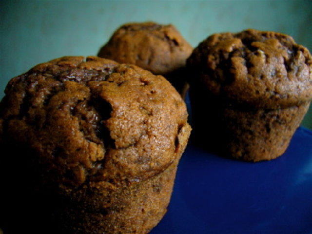 choco muffins / suklaamuffinit - Resepti