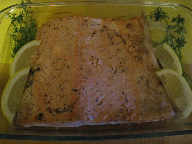 Helppo uunilohi - Resepti