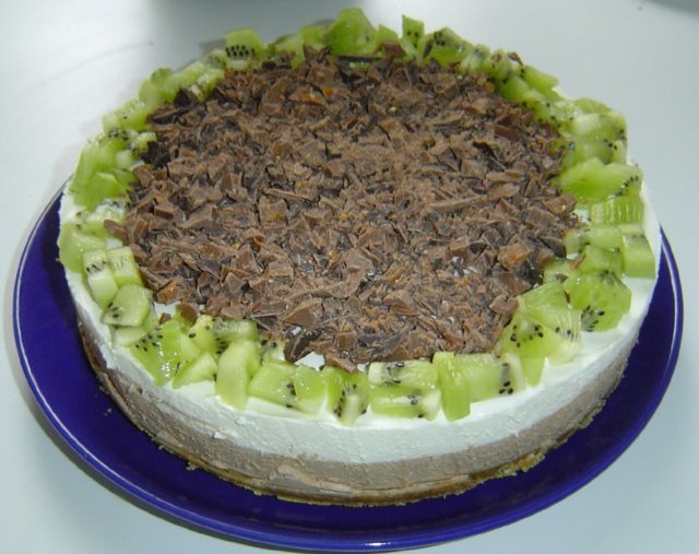 Kolmen suklaan kakku - Resepti