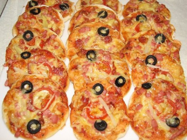 Pikkupizzat - Resepti