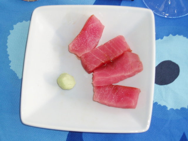 Tonnikala (maguro akami) sashimi - Resepti