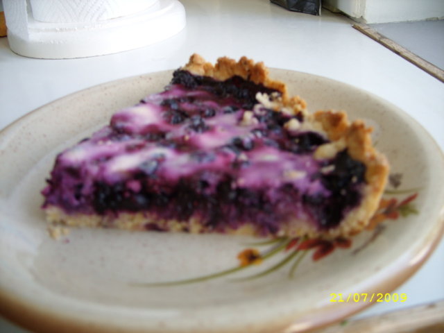 Mustikkapiirakka - Resepti