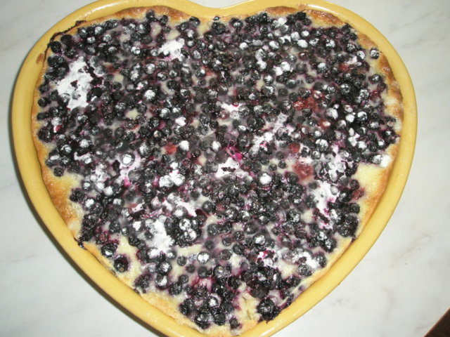 Mustikkapiirakka - Resepti