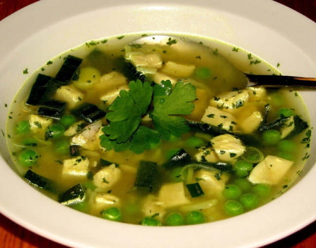 Kanakeitto Riisillä - Resepti