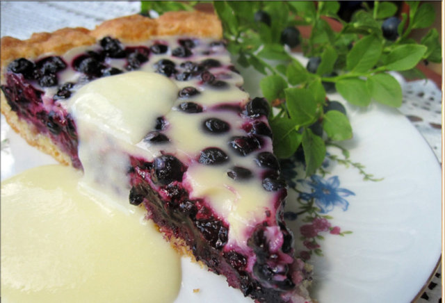 Mustikkapiirakka - Resepti