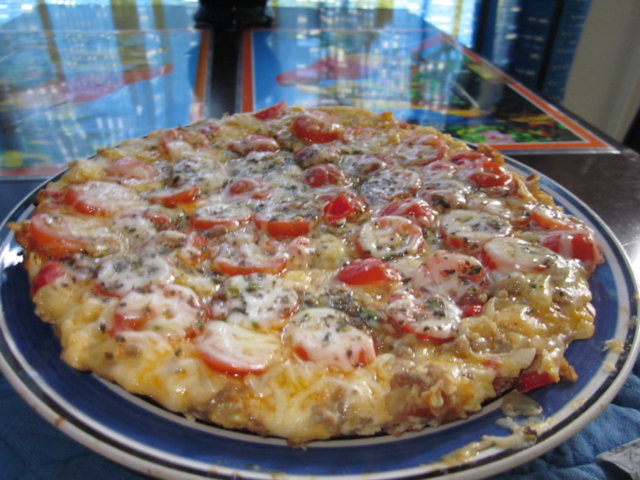 Anopin munakaspizza - Resepti