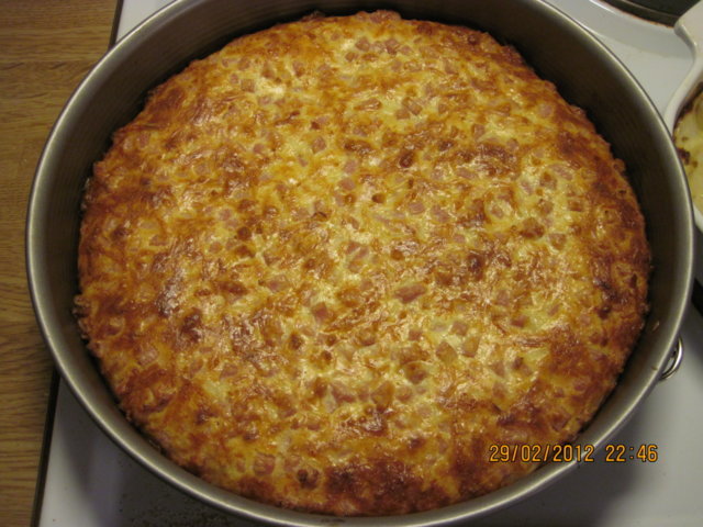 Juusto- Kinkkupiiras - Resepti