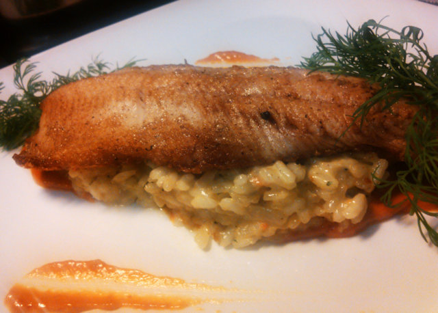 Voissa paistettua siikaa & Simpukkarisottoa - Resepti