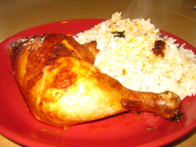 Kanaa ja riisiä - Resepti