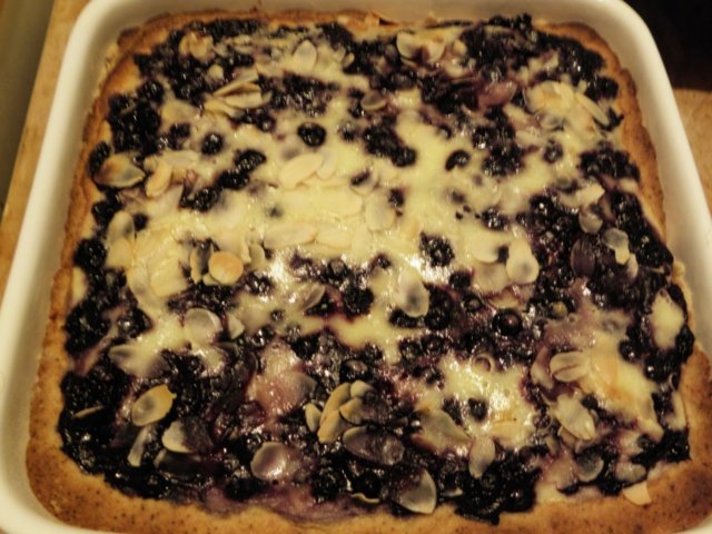 mustikkapiirakka - Resepti