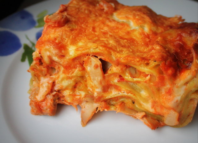 Pinaatti-tonnikalalalasagne - Resepti