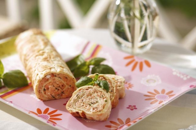 Savukala-munakasrulla - Resepti