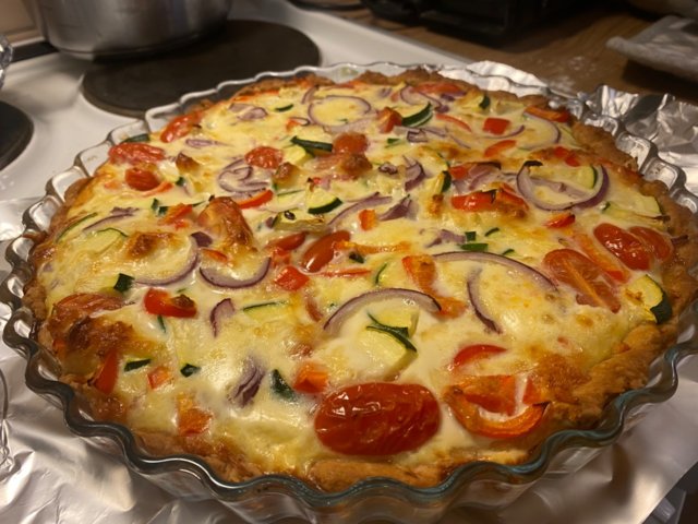 Helppo ja nopea kasvispiirakka - Resepti