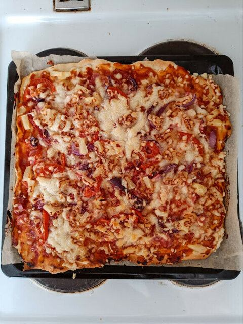 Herkkupizza. - Resepti