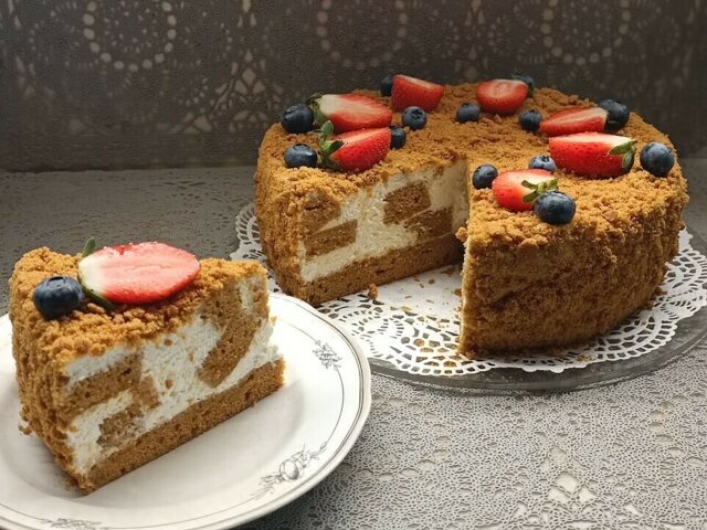 Hunajakakku - Resepti