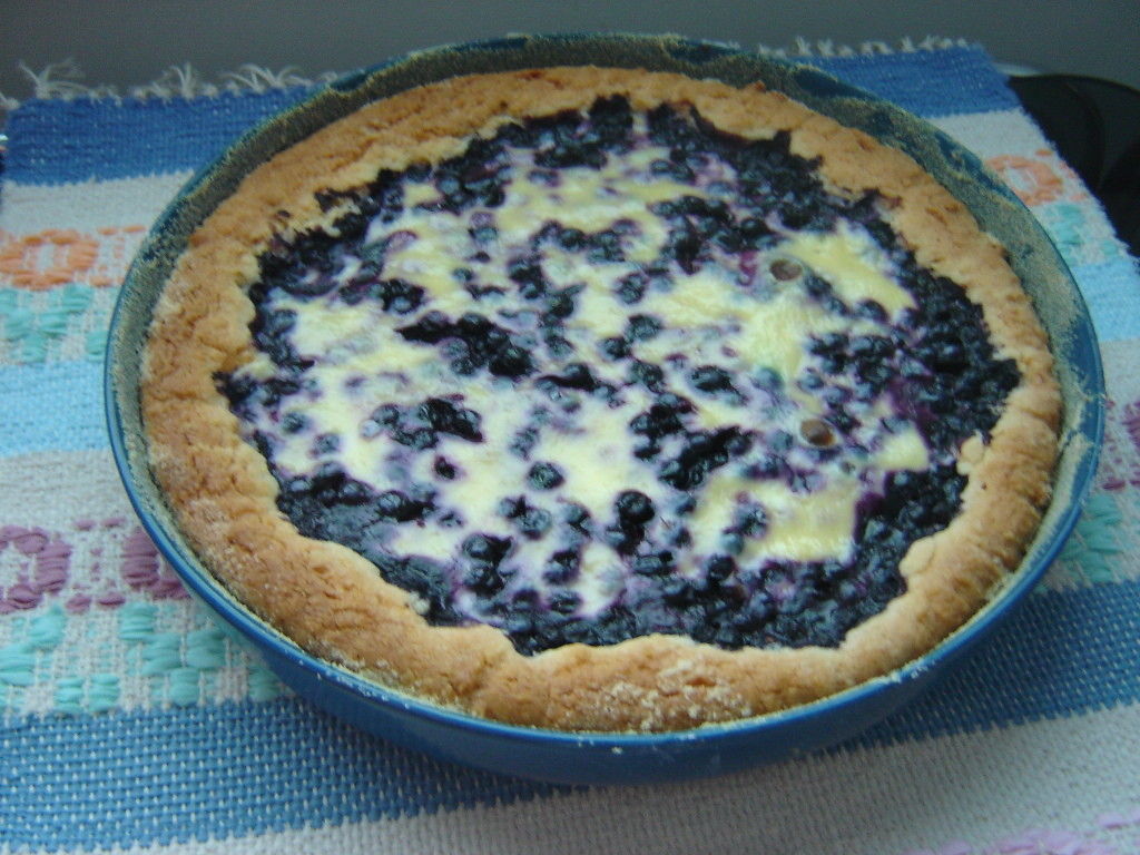 Mustikkapiirakka - Resepti