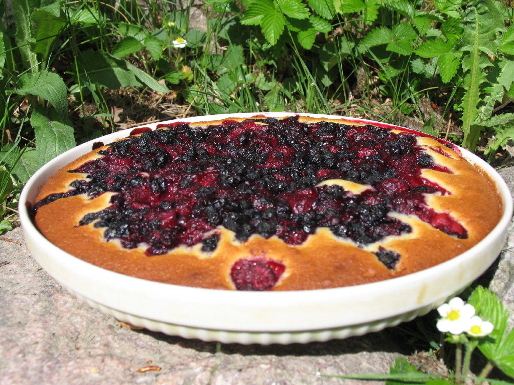 Helppo marjapiirakka - Resepti