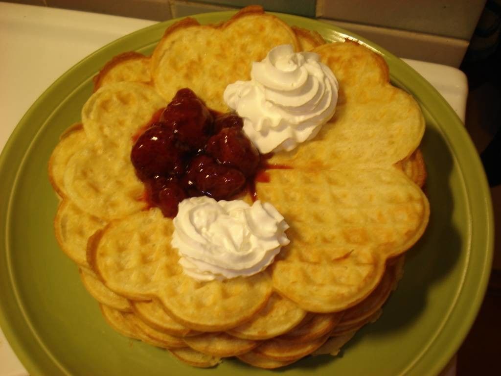 Rapeat vohvelit - Resepti