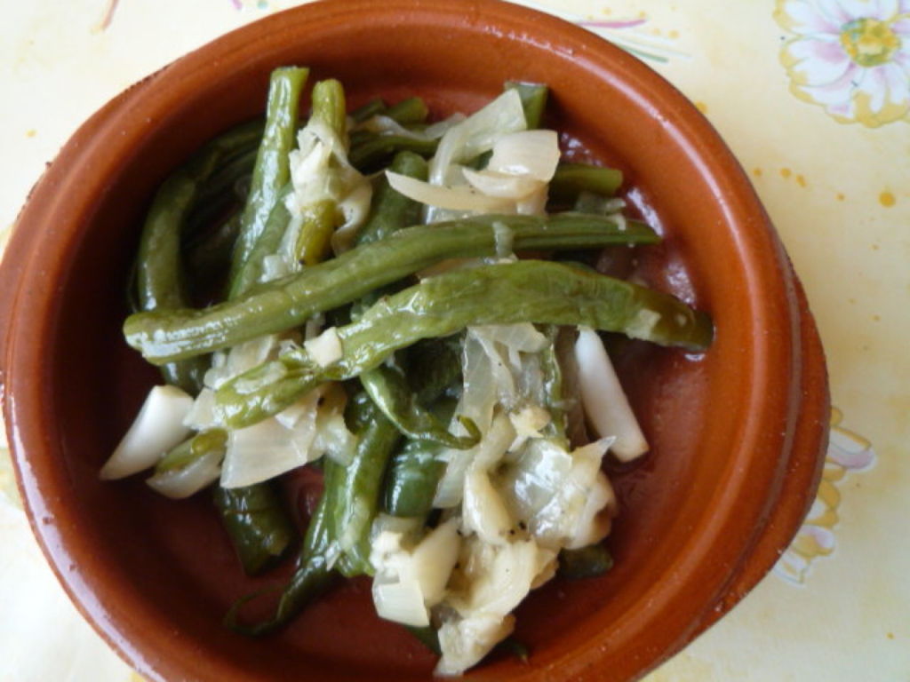 Vihreät pavut-Judias verdes - Resepti