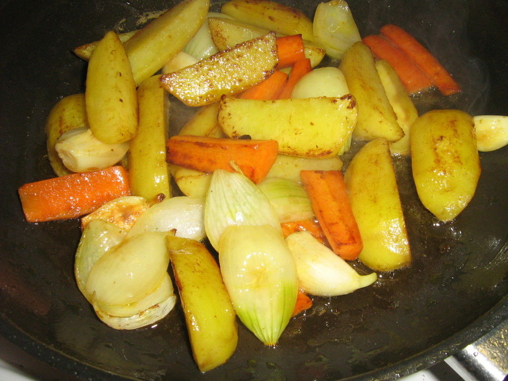 Raakana paistetut Juurekset - Resepti