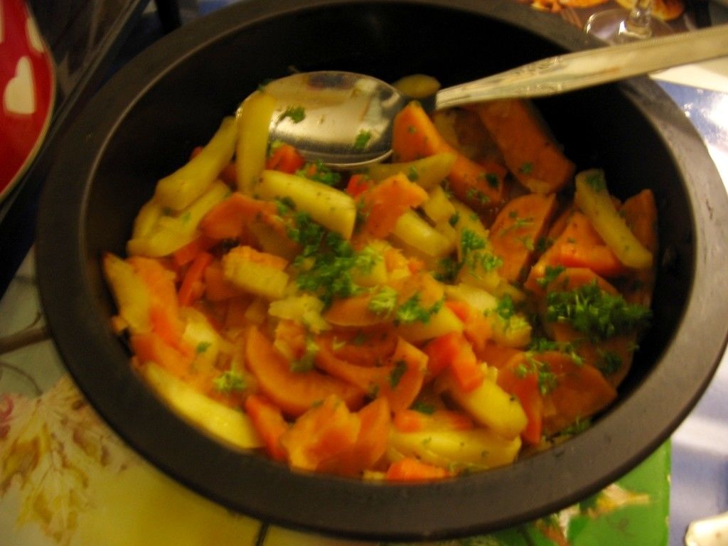 Juurekset uunissa - Resepti