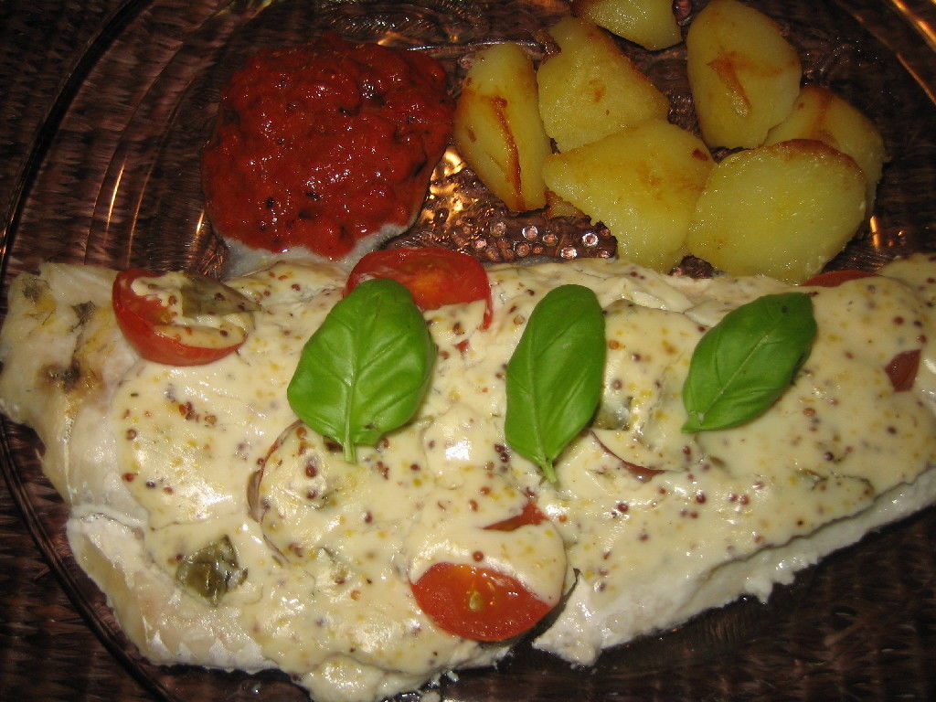 Kuhaa uunissa sinappi-lime-kastikkeessa - Resepti