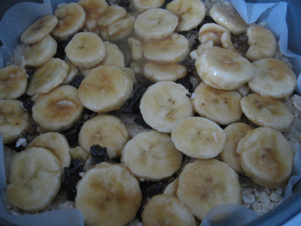 Banaani -suklaapaistos - Resepti