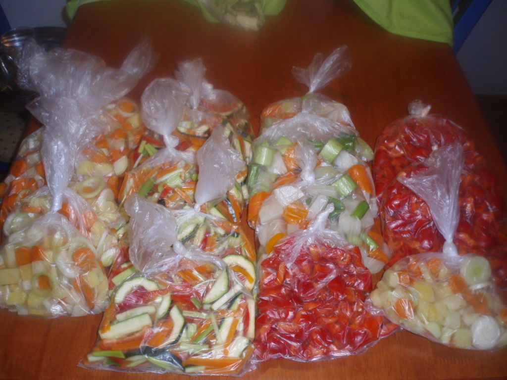 Kasvisten pakastus - Resepti