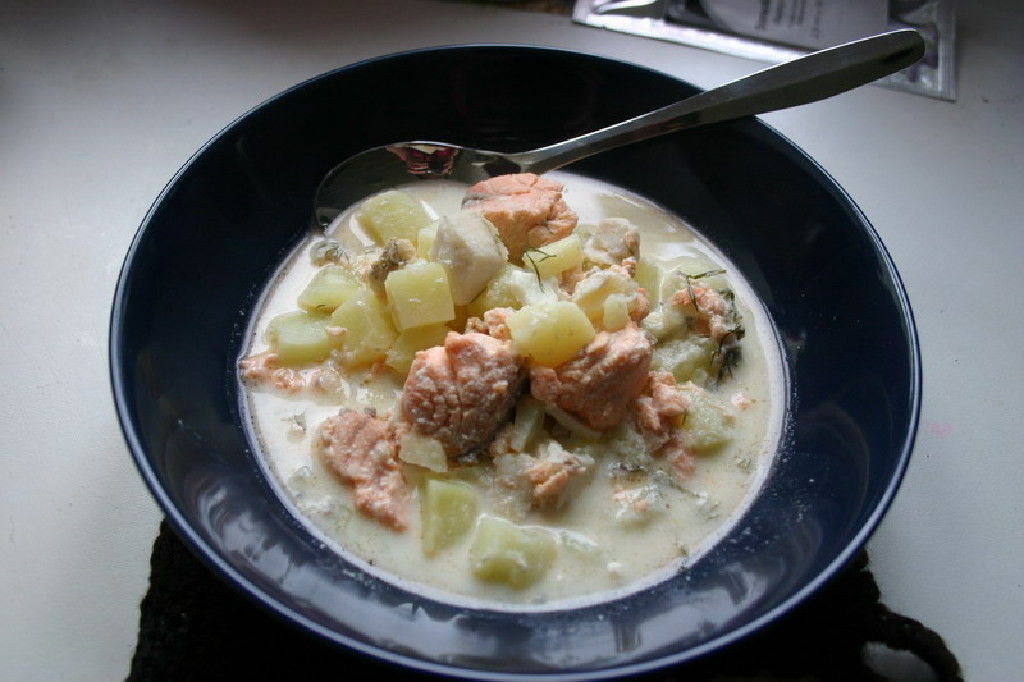 Kahden kalan keitto - Resepti