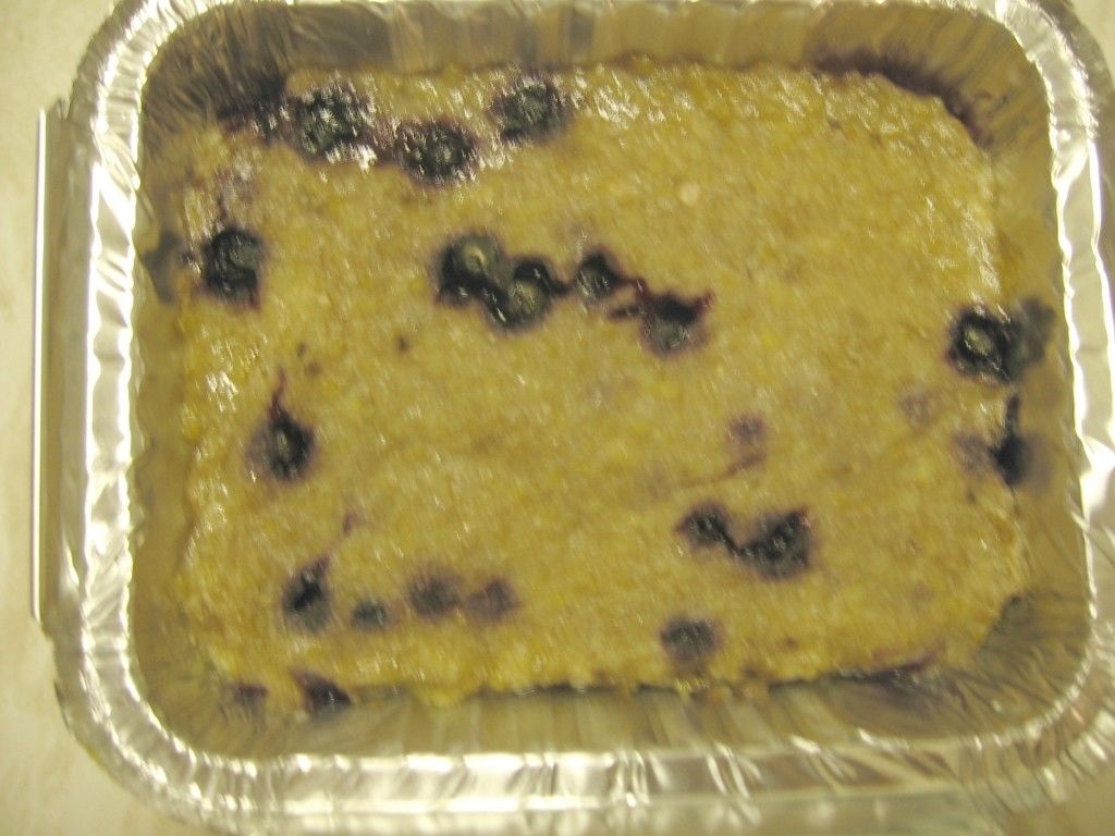 Mustikan hirssi-banaanivuoka - Resepti