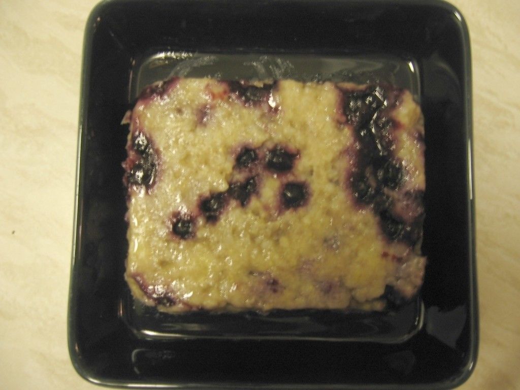 Mustikan hirssi-banaanivuoka - Resepti