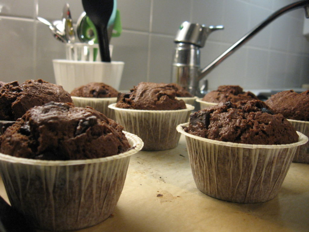 Suklaamuffinit parempiin suihin - Resepti