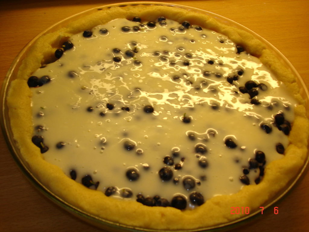 Mustikkapiirakka - Resepti