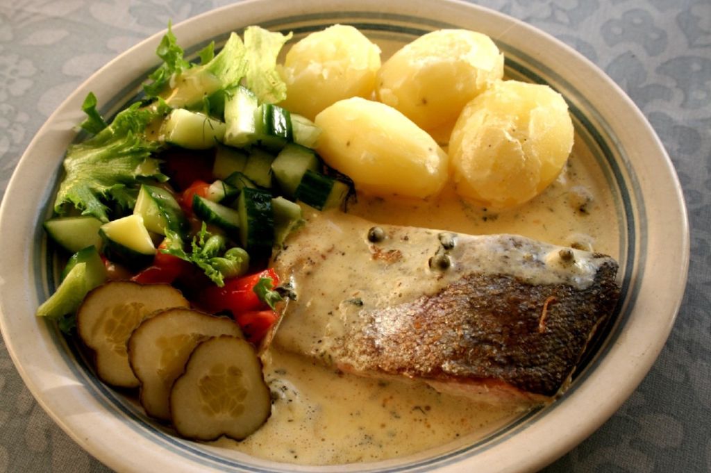 LOHTA SINAPPI-KERMAKASTIKKEESSA - Resepti