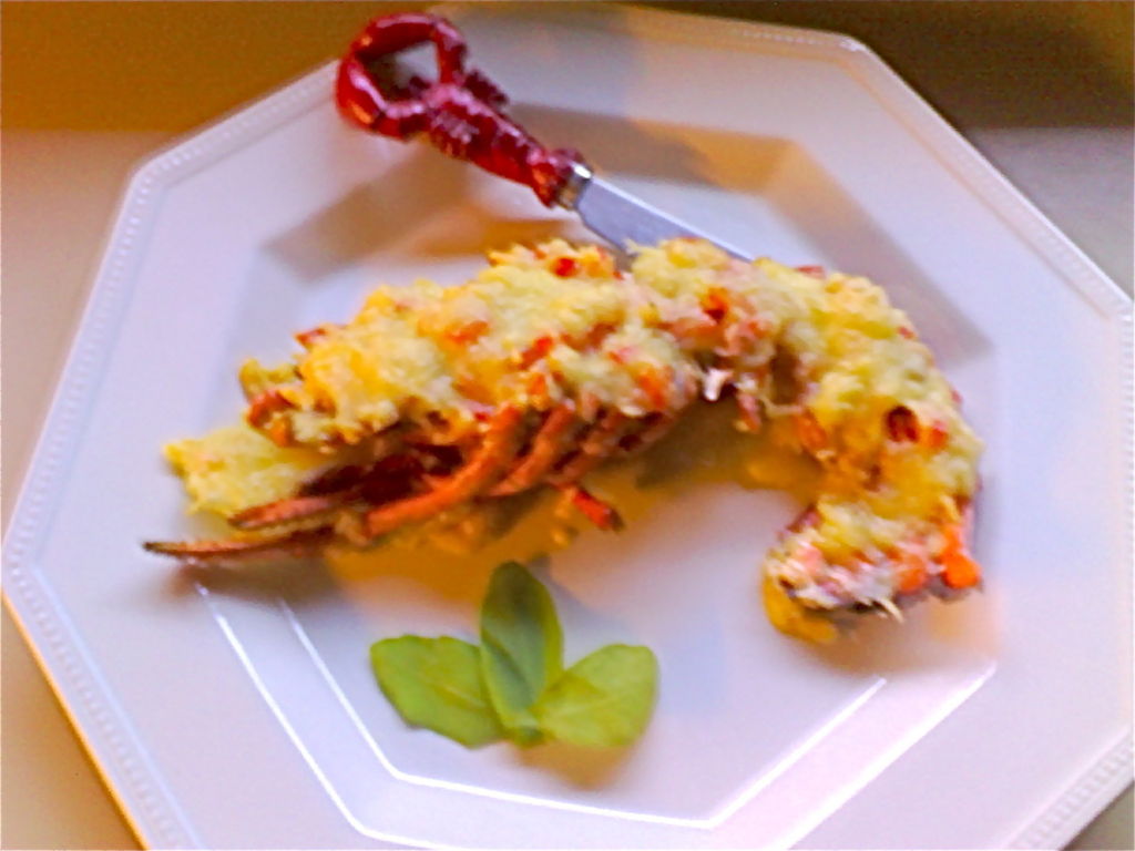 Hummeri (gratinoitu) - Resepti