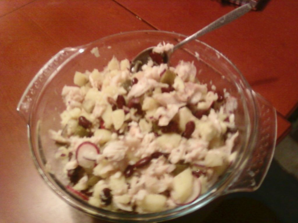 Savukala-perunasalaatti - Resepti