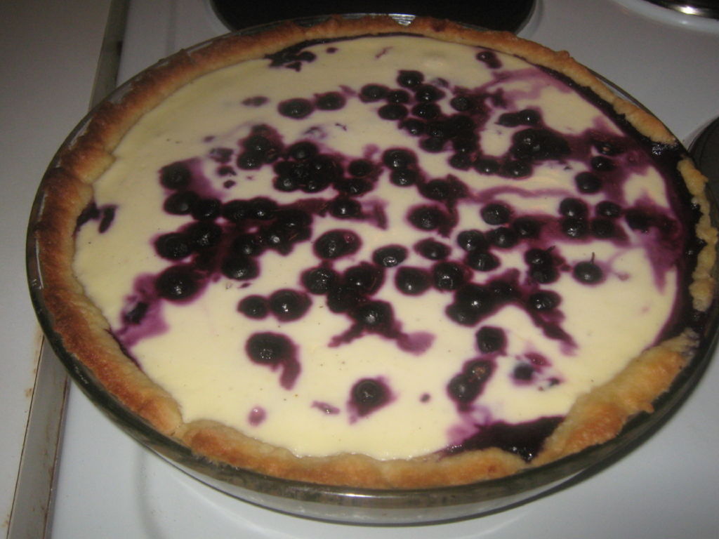 Mustikka-sitruunatorttu - Resepti