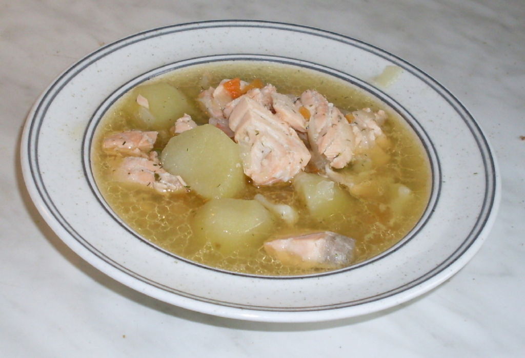 Papan lohikeitto - Resepti