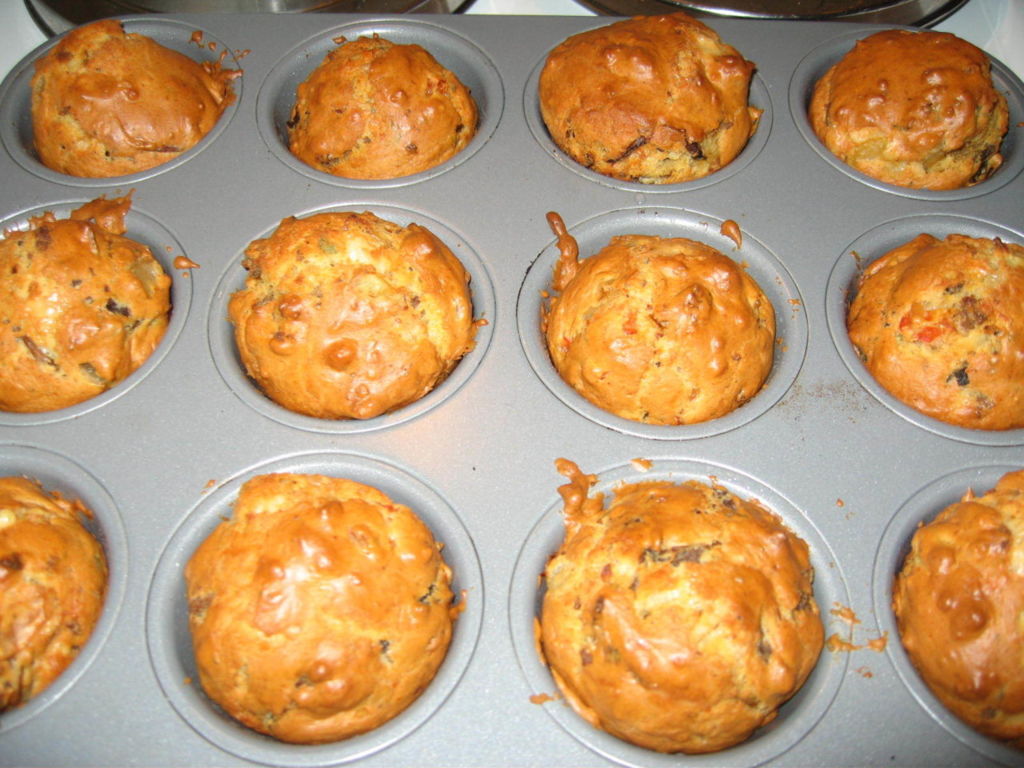 Suolaiset muffinssit 12kpl - Resepti