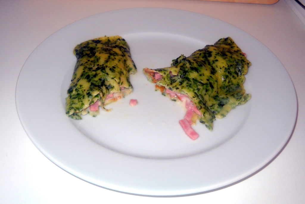 Täytettyjä Pinaattilettuja ( Kinkku, sinihomejuusto, ranskankerma ...