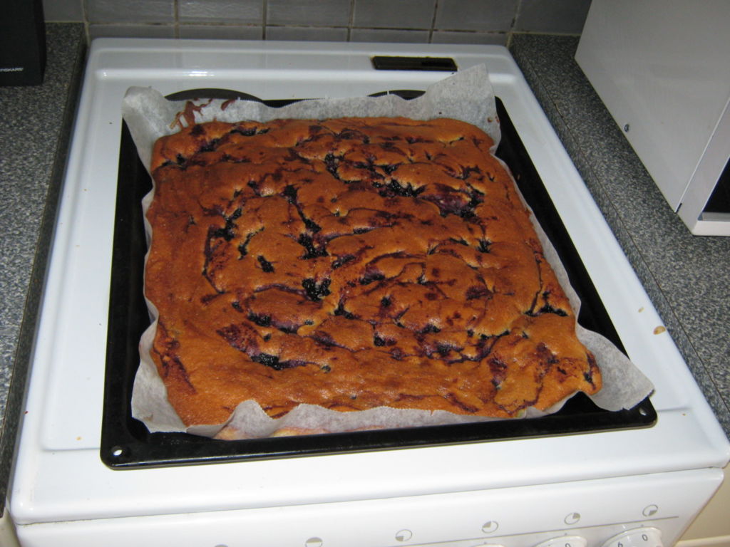 muhkea mustikkapiirakka - Resepti