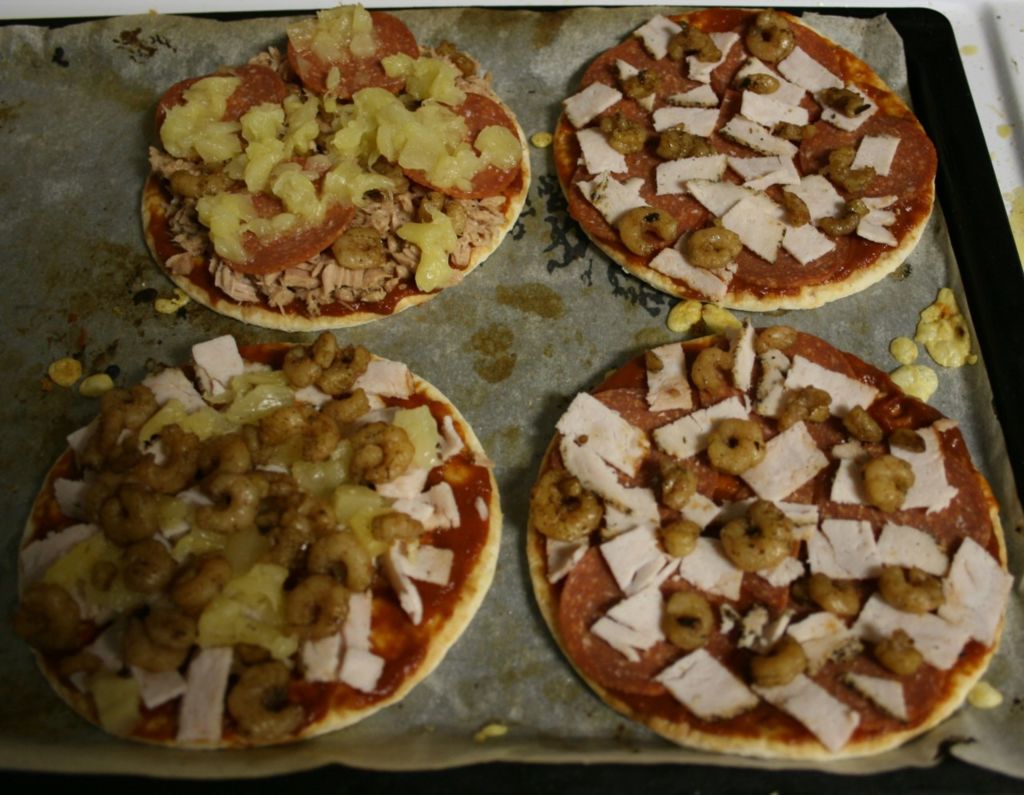 Pikku pizzat - Resepti