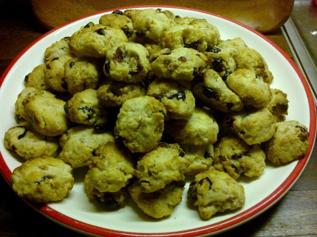 Manteli Kaura Karpalo Keksit - Resepti