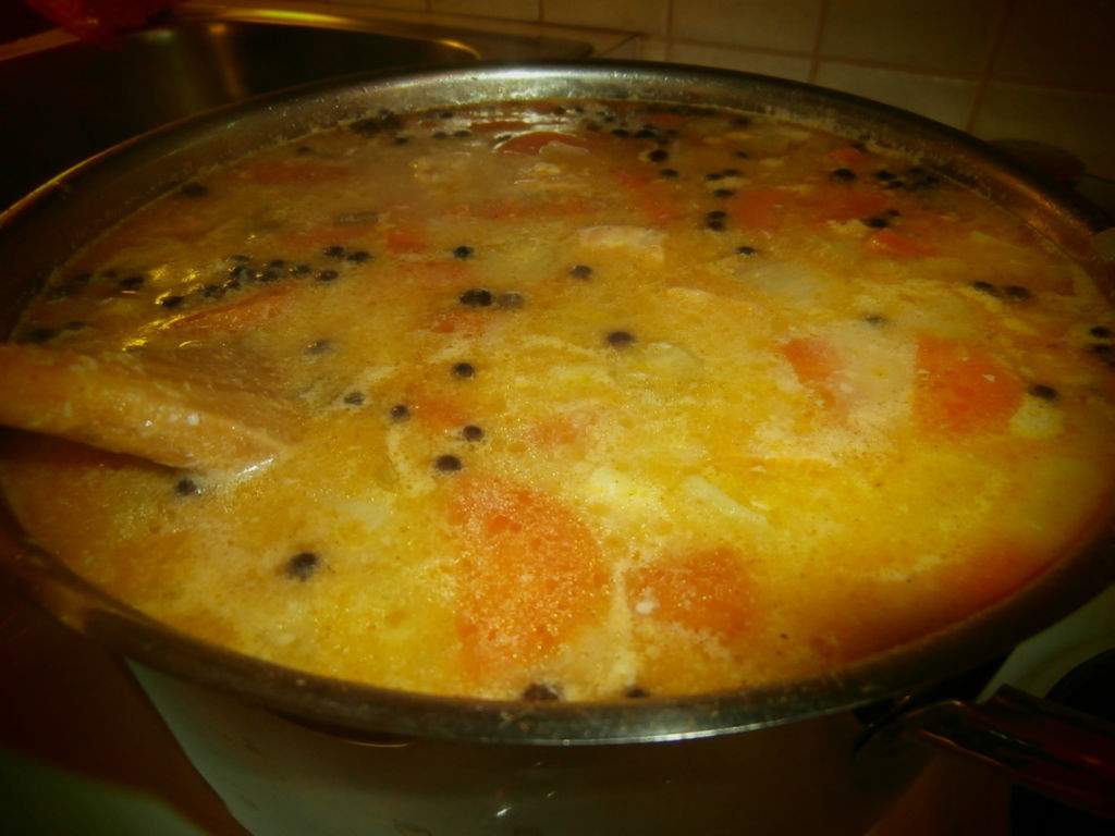 Se happamampi lohikeitto - Resepti