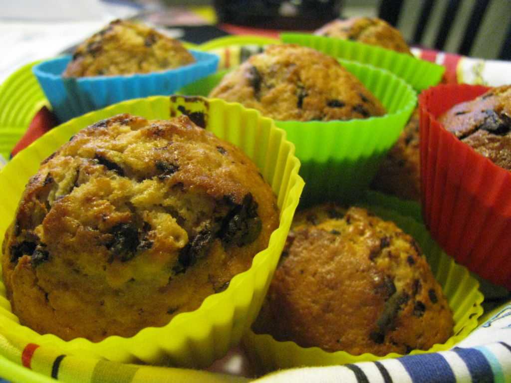 Banaani-suklaamuffinit - Resepti