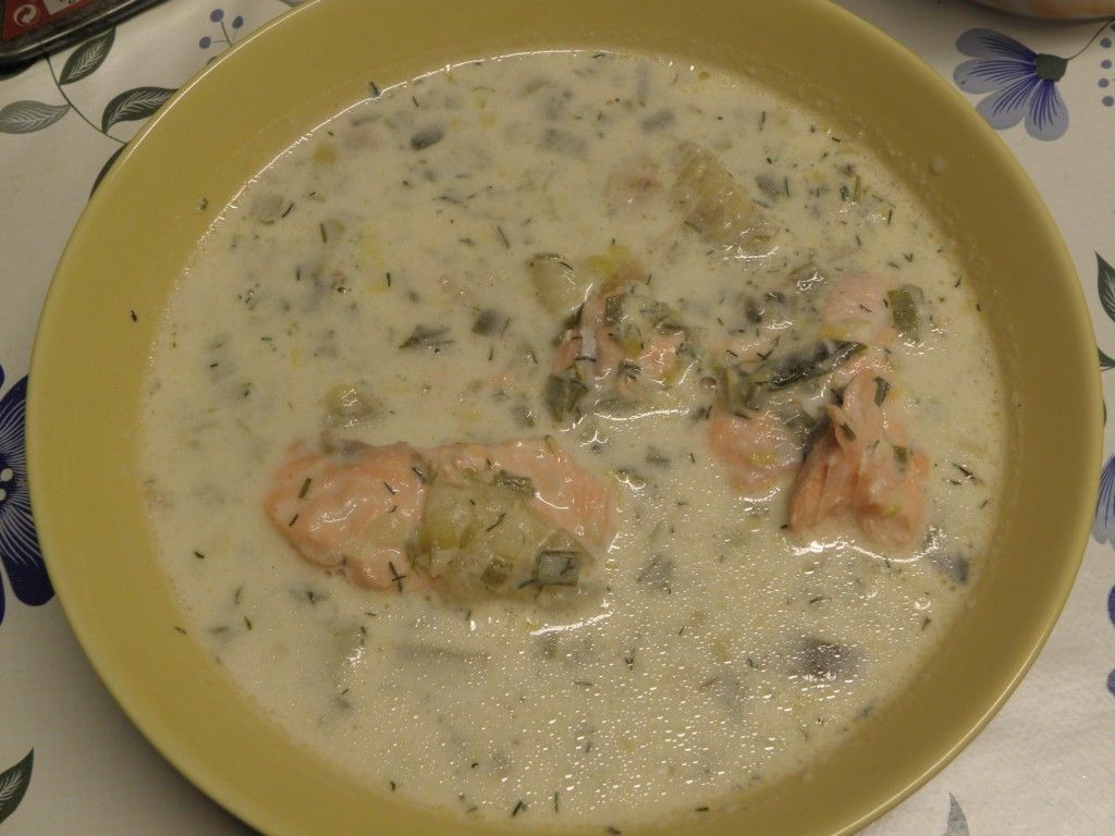 lohikeitto - Resepti